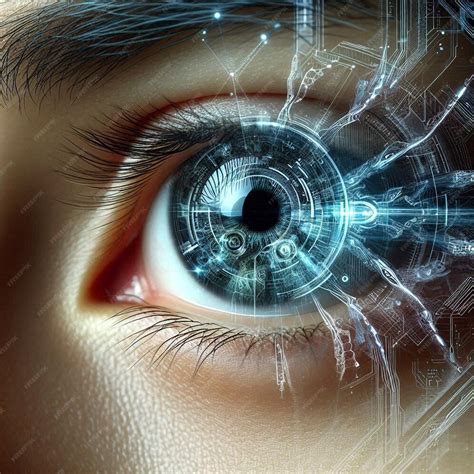 Premium Photo How Eye Iris Patterns Are Used In Biometric