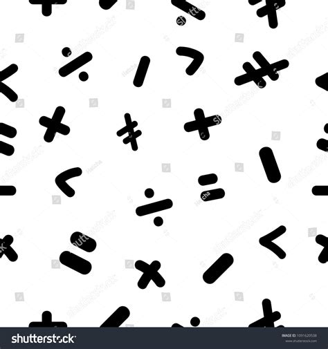 Mark Sign Symbol Mathematics Education Concept เวกเตอร์สต็อก ปลอดค่าลิขสิทธิ์ 1091620538