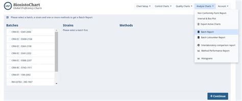 Batch Report • Biosistochart User Guide