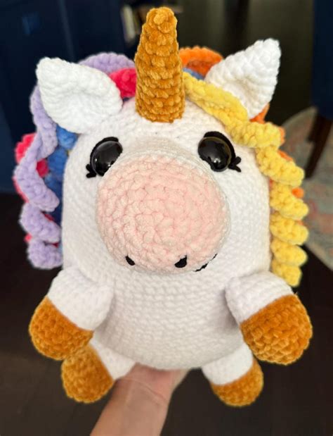 Chunky Unicorn Crochet Pattern Etsy
