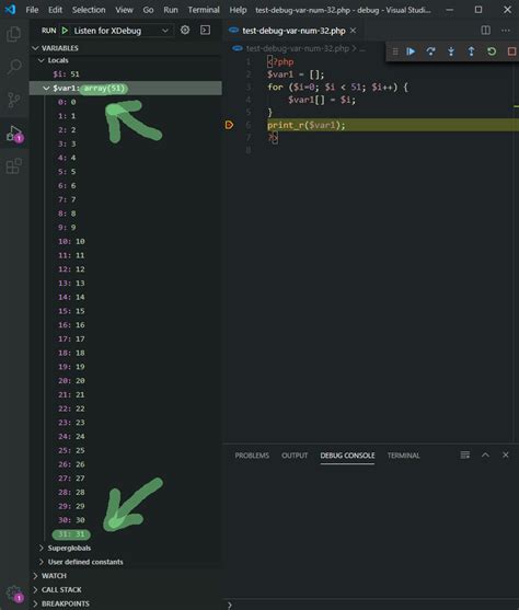 Php Xdebug Setting Responsible For How Many Elements In Arrays And