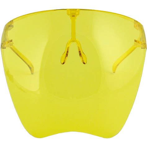 Face Shield Mirrored Visor Glassessunglasses Flawless Eyewear