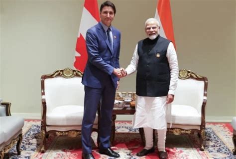 Pm Modi Meets Canadian Counterpart Justin Trudeau Khalistani Issue Economic Ties On Agenda