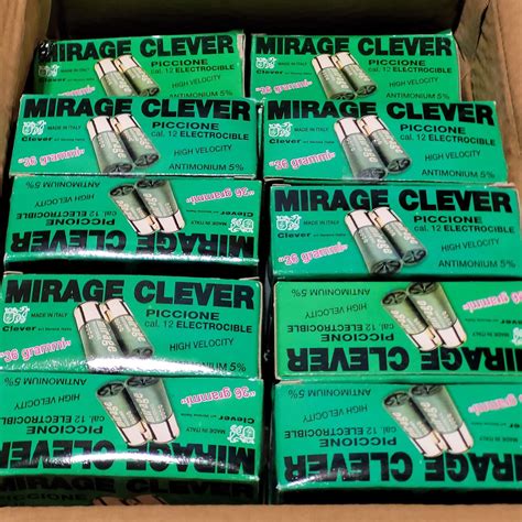 Clever Premier Mirage 2 3 4 12ga Lead Shotshells