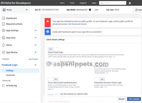 Create Facebook App And Facebook Application Id Appid And Secret Key
