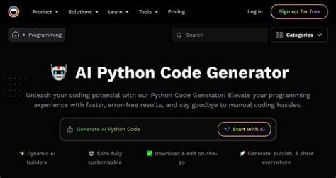 10 Best Ai Python Code Generators