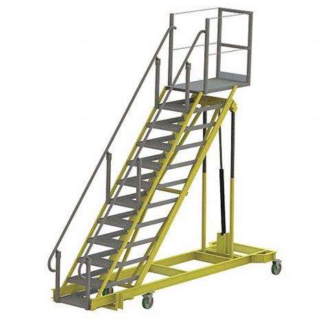 Articulating Mobile Ladder Platform And Ladder