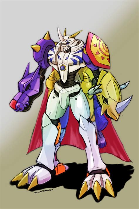 Omegamon Digimon Drawn By Mas Square Danbooru