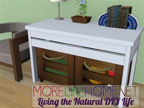 More Like Home Day Build A Simple Storage Bin