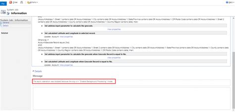The Async Operation Was Skipped Because The Org Is In ‘disable