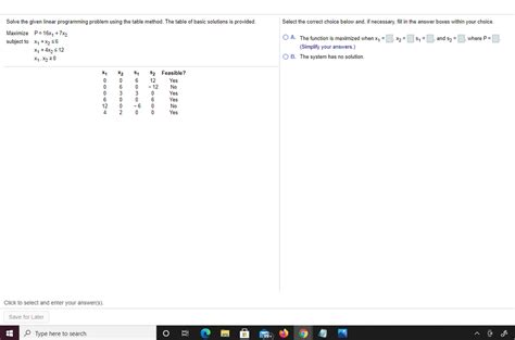 Answered Solve The Given Linear Programming Bartleby