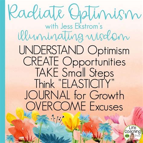 The Art Of Optimism Lessons From Chasing The Bright Side Life Coaching With Tricia
