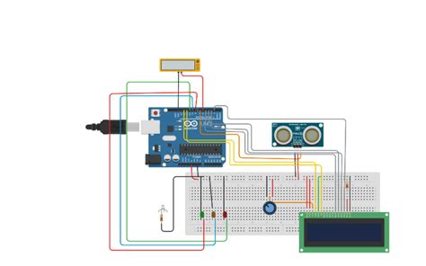 Circuit Design Proximity Sensor Tinkercad