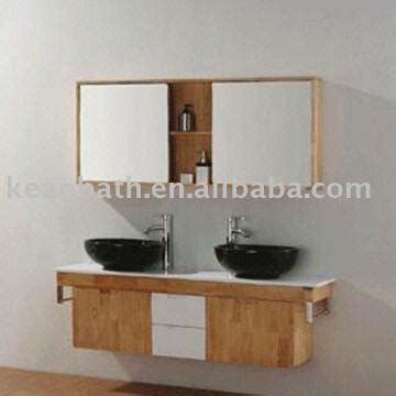 Buy Wholesale China Double Wash Basin Bathroom Cabinet Bathroom Cabinet Solid Wood Bathroom