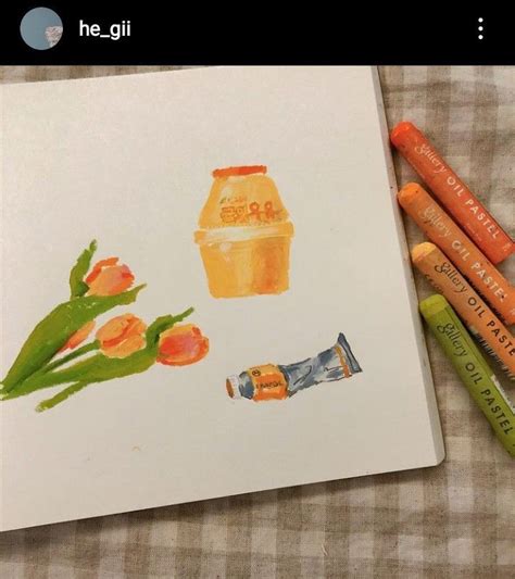 Cute Oil Pastel Drawing Ig He Gii In 2022 Oil Pastel Drawings Oil