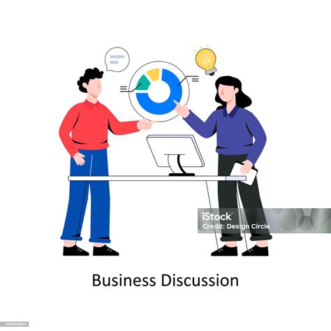 비즈니스 토론 플랫 스타일 디자인 벡터 그림입니다 스톡 일러스트레이션 건설 산업에 대한 스톡 벡터 아트 및 기타 이미지 건설 산업 건축 계획 Istock