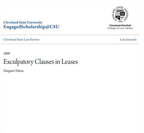 Exculpatory Clause 8 Examples Format How To Defeat Pdf