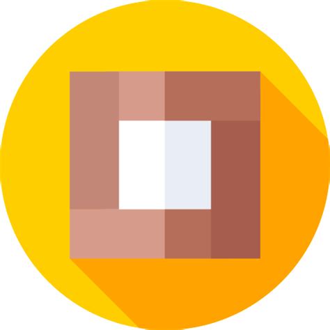 Frame Flat Circular Flat Icon