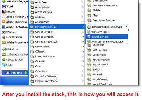 Bitnami Moodle Stack Moodledocs