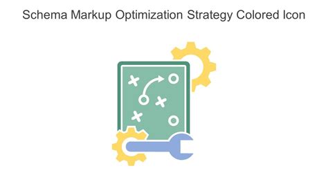 Schema Markup Optimization Strategy Colored Icon In Powerpoint Pptx Png