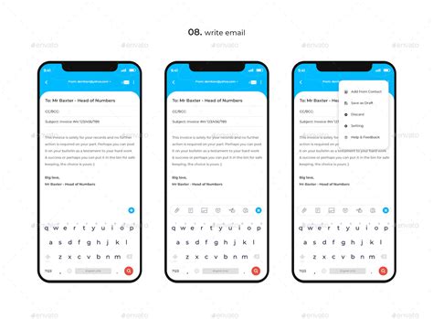 PRSOL Mobile App UI Template For Email Security Web Elements GraphicRiver