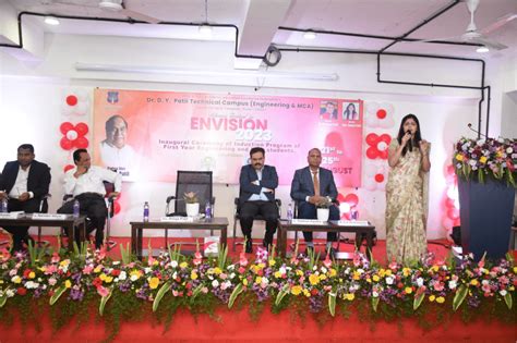 induction program envision 2023 dr d y patil technical campus