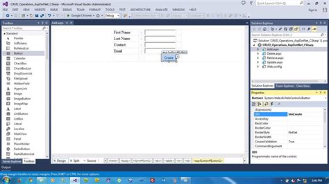 Complete Crud Operations In Asp Net