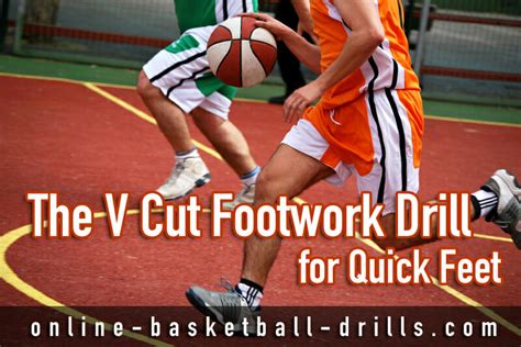 The V Cut Footwork Drill For Quick Feet Online Basketball Drills