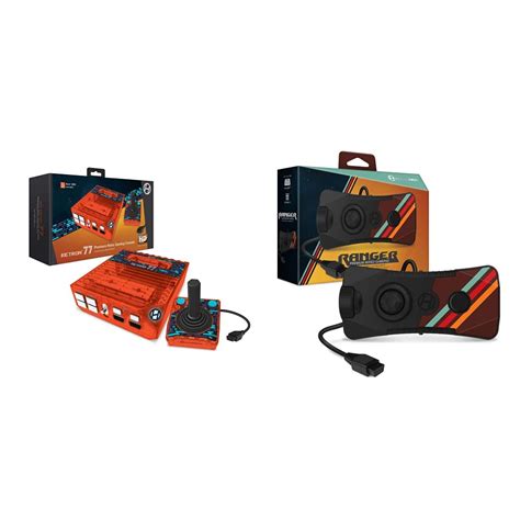 Hyperkin Retron 77 Hd Gaming Console For Atari 2600 Retro Amber
