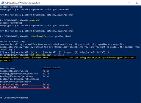 From The Command Line How Can I Tell If A Reboot Is Pending Microsoft Qanda