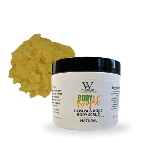 Wholesale Body Bright Papaya And Kojic Scrub Wholesale Natural Body Care
