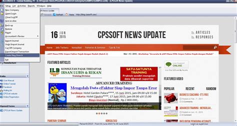 Cara Mudah Membuat Database Accurate Untuk Cabang Baru Acis Indonesia Blog