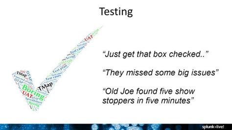 Splunk In Integration Testing Pptx Computing Technology And Computing