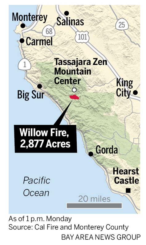 Map Of Big Sur California Bay Area Big Sur Sierra Nevada Road Teip