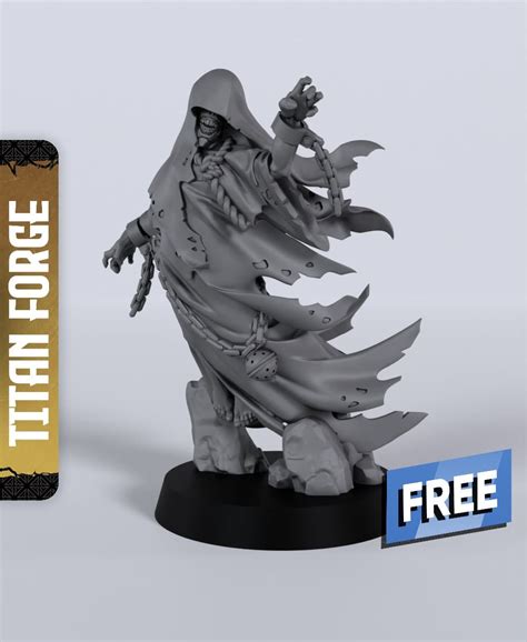 Ghost C With Free Dragon 5e Dnd Inspired For Rpg And Wargamers 3d