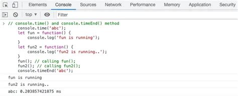 11 Different Types Of Javascript Console Methods W3tweaks
