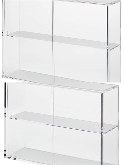 Muji Acrylic Display Case With Sliding Doors S And L Furniture And Home