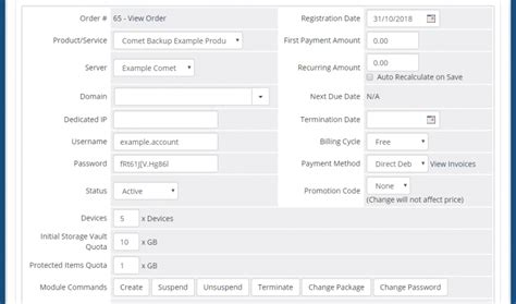 Comet Backup Whmcs Marketplace