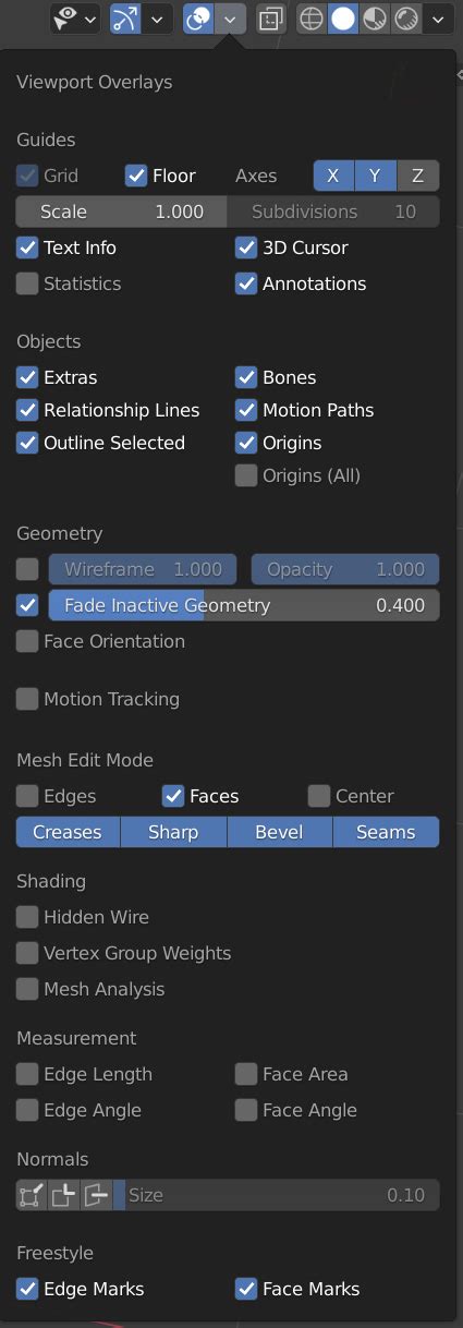 Face Normals Display Not Showing Blender Stack Exchange