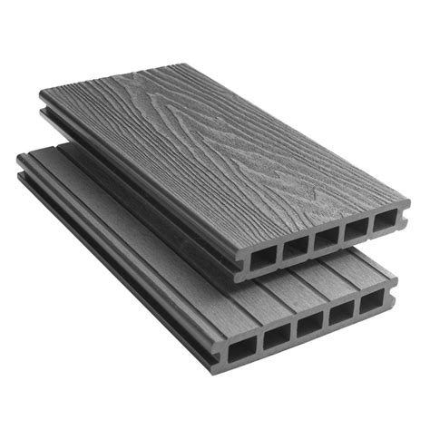 Woodgrain Composite Decking Graphite Grey Halcyon Timber