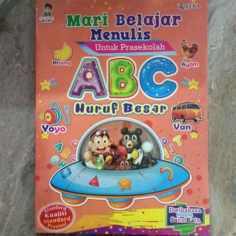 Mari Belajar Menulis Abc Huruf Besar Lazada