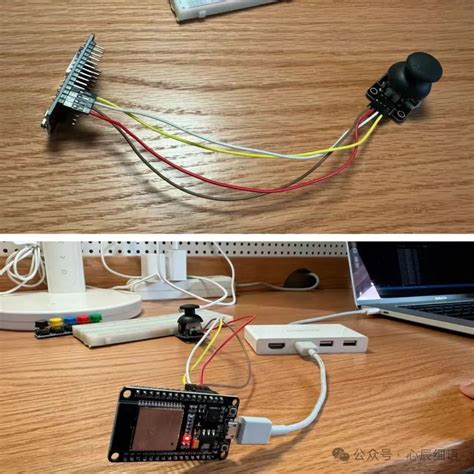 building a game joystick with esp32 chip boardor