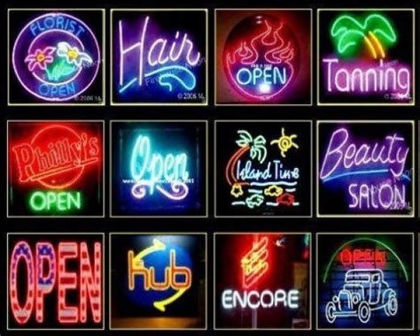 Современный неон (неоновая реклама, неоновые трубки, neon)