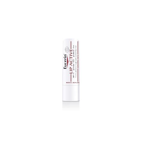 Eucerin Lip Active 4 8 G ลิปมัน กันแดด บำรุงริมฝีปาก อ่อนโยนสำหรับผิวริมฝีปากที่บอบบางแพ้ง่าย