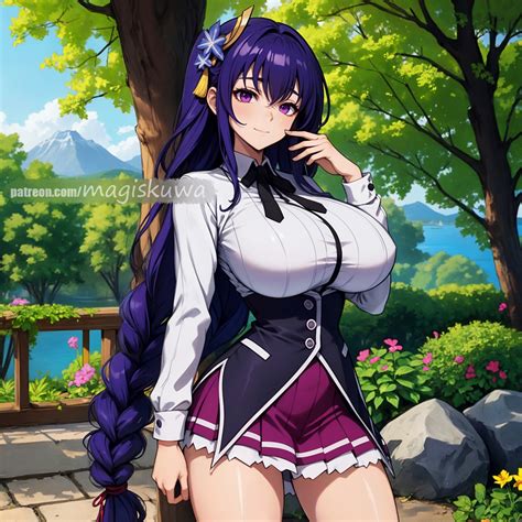 Raiden Shogun Genshin Impact Wallpaper By Magiskuwa 4160506 Zerochan Anime Image Board