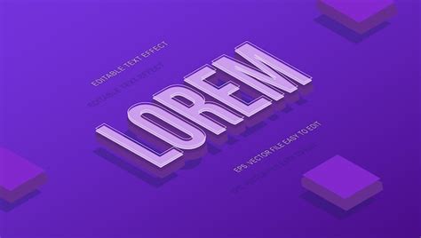 Premium Vector Editable Text Effect Ui Ux 3d Style