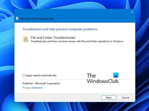 Windows File And Folder Troubleshooter Will Fix Explorer Problems