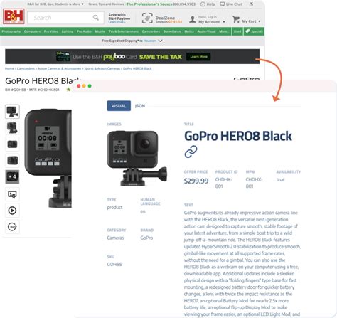 Diffbot Retail Products