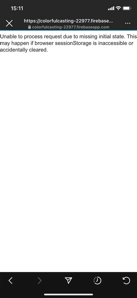 Unable To Process Request Due To Missing Initial State · Issue 4256 · Firebasefirebase Js Sdk