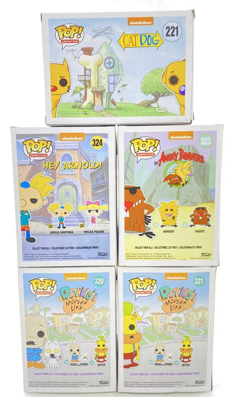 Lot 5 Funko Pop Animated Show Character Figures
